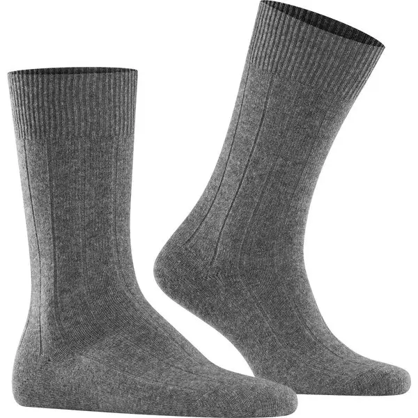 Falke Lhasa Wool-blend Socks - Light Grey