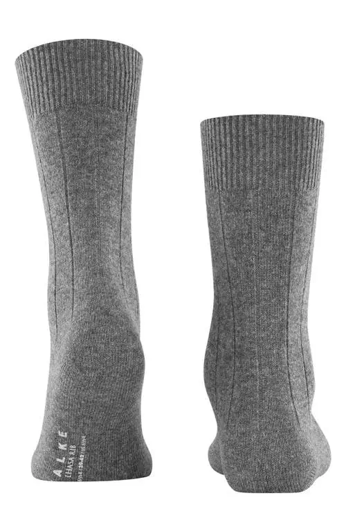 Falke Lhasa Wool-blend Socks - Light Grey