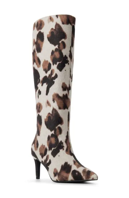 CALL IT SPRING BY ALDO Rhodde Pointed Toe Knee High Boot - Bone Multi