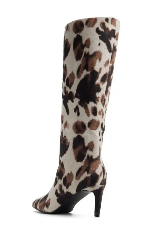 CALL IT SPRING BY ALDO Rhodde Pointed Toe Knee High Boot - Bone Multi