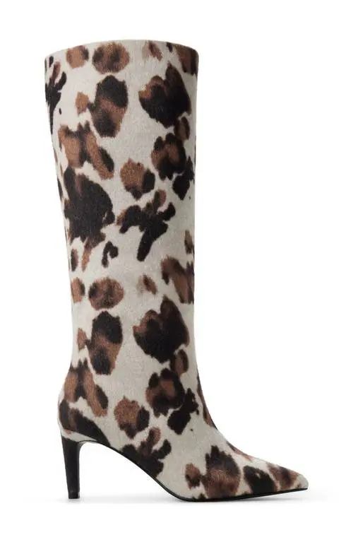 CALL IT SPRING BY ALDO Rhodde Pointed Toe Knee High Boot - Bone Multi