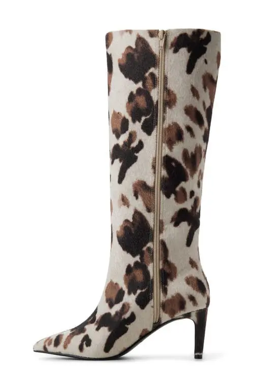 CALL IT SPRING BY ALDO Rhodde Pointed Toe Knee High Boot - Bone Multi