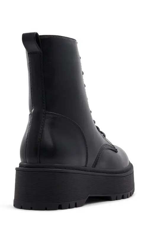 CALL IT SPRING BY ALDO Jadyn Platform Combat Boots - Black