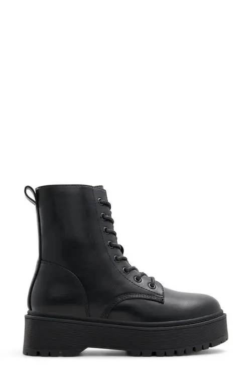 CALL IT SPRING BY ALDO Jadyn Platform Combat Boots - Black