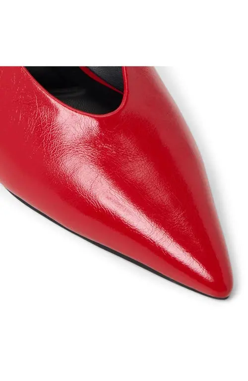 CALL IT SPRING BY ALDO Monett Pointed-toe Kitten Heel Slingback Pumps - Bright Red