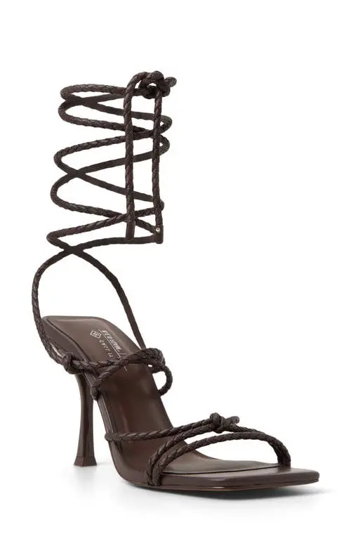 CALL IT SPRING BY ALDO Adriaana Ankle Wrap Sandal - Dark Brown