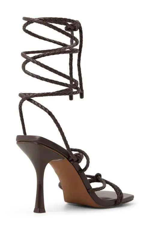 CALL IT SPRING BY ALDO Adriaana Ankle Wrap Sandal - Dark Brown