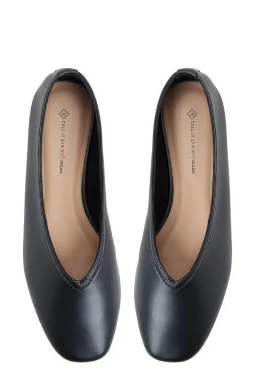 CALL IT SPRING BY ALDO Eleynora Ballet Flat - Black