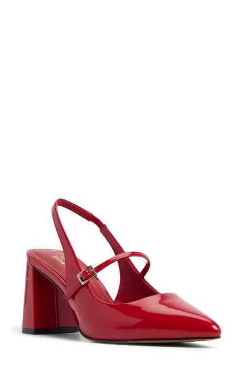 CALL IT SPRING BY ALDO Coquettte Slingback Mary Jane Pumps - Bright Red
