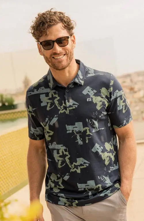 Travis Mathew Favorite Hello Cotton Blend Polo