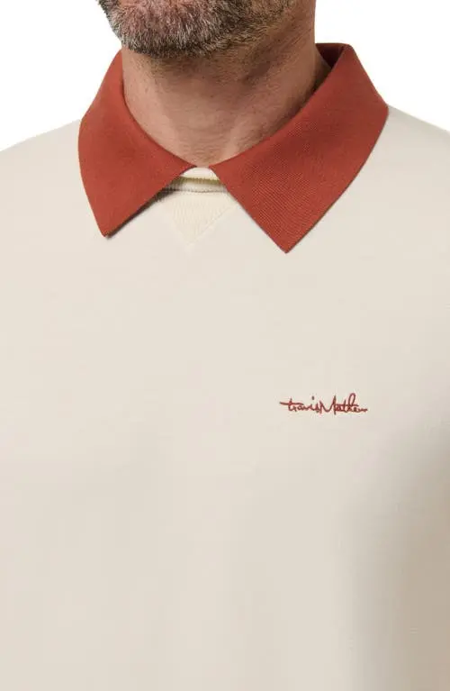 Travis Mathew Amenities Collared Sweatshirt