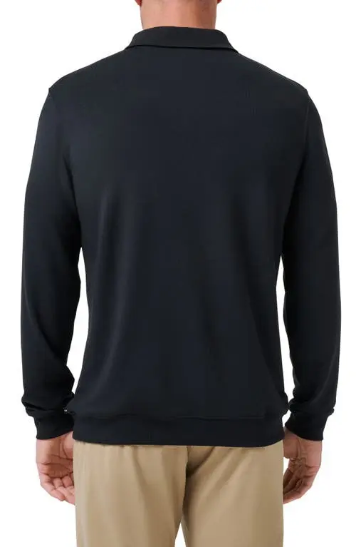 Travis Mathew Amenities Collared Sweatshirt - Black