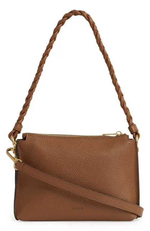 REISS Suede Crossbody Bag