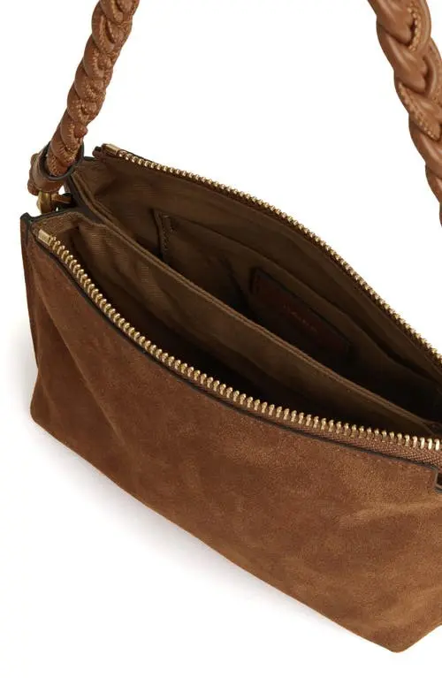 REISS Suede Crossbody Bag
