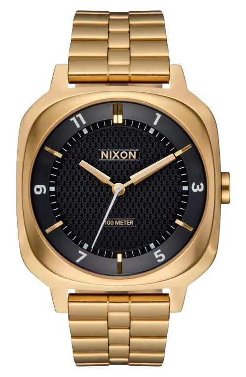 Nixon Fremont Bracelet Watch - Gold/black