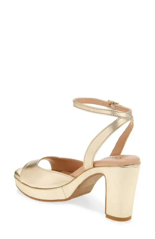 Cordani Vita Ankle Strap Platform Sandal - Platino