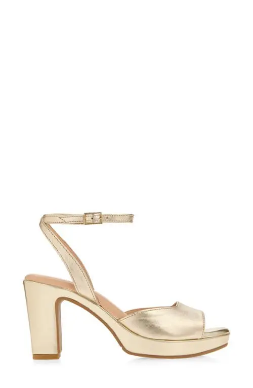 Cordani Vita Ankle Strap Platform Sandal - Platino