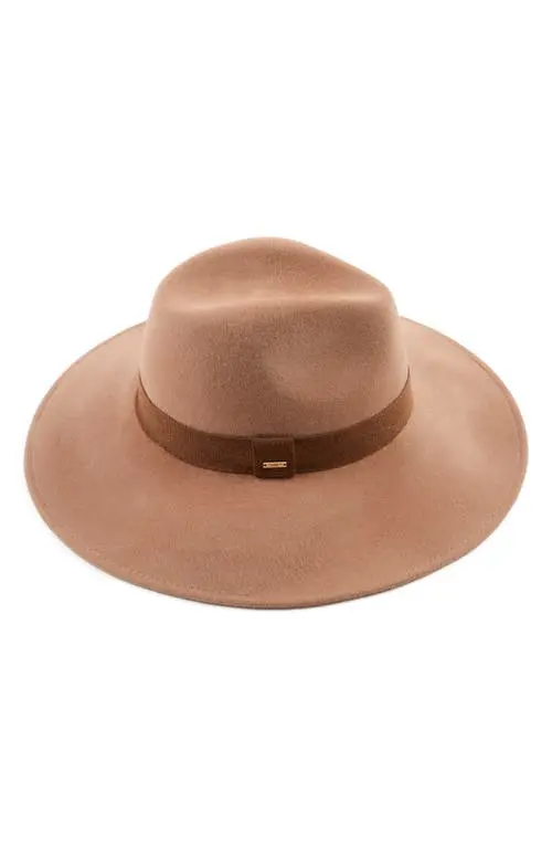 Eugenia Kim Emmanuelle Wool Felt Fedora - Camel