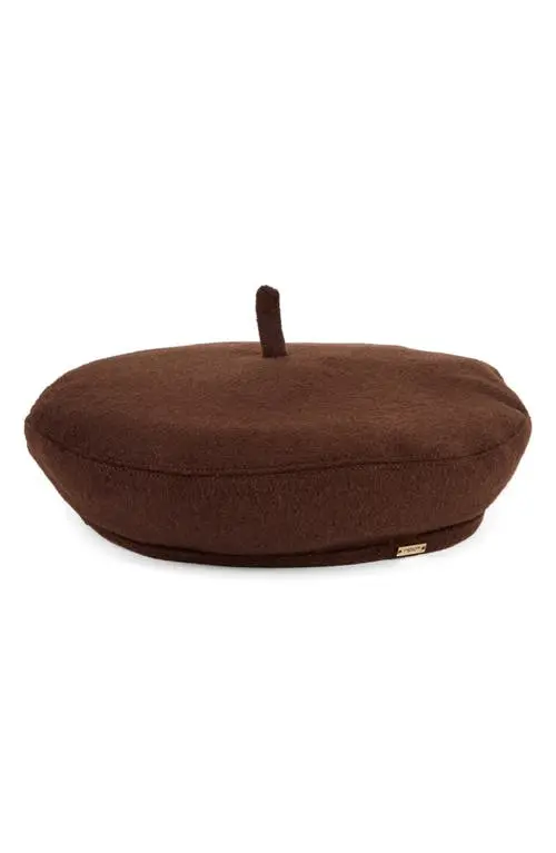 Eugenia Kim Carter Wool-blend Beret - Chocolate