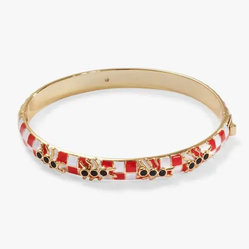 ALEX AND ANI Picnic Blanket Hinge Bangle With Ants