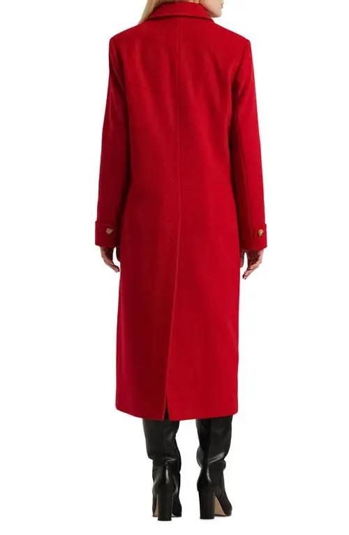 Ralph Lauren Wool And Cashmere-blend Reefer Coat - Festive Red