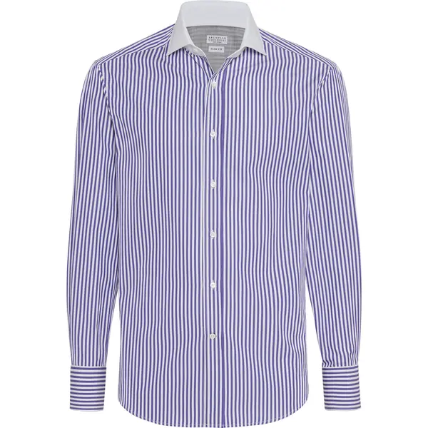 Brunello Cucinelli Shirt With White Collar