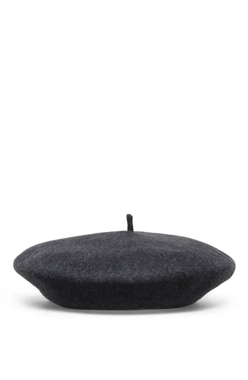 Brunello Cucinelli Wool Beret - Anthracite
