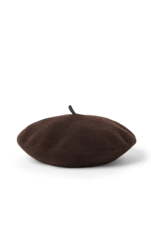 Brunello Cucinelli Wool Beret - Cocoa