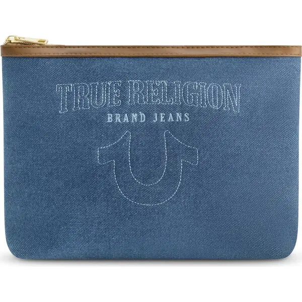 True Religion Zip Cosmetic Bag