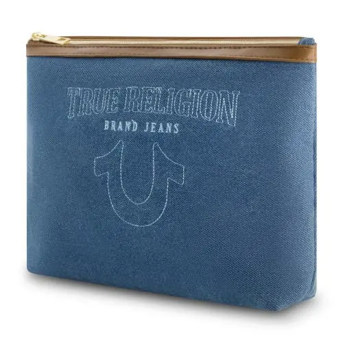 True Religion Zip Cosmetic Bag