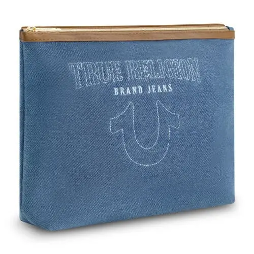 True Religion Zip Cosmetic Bag