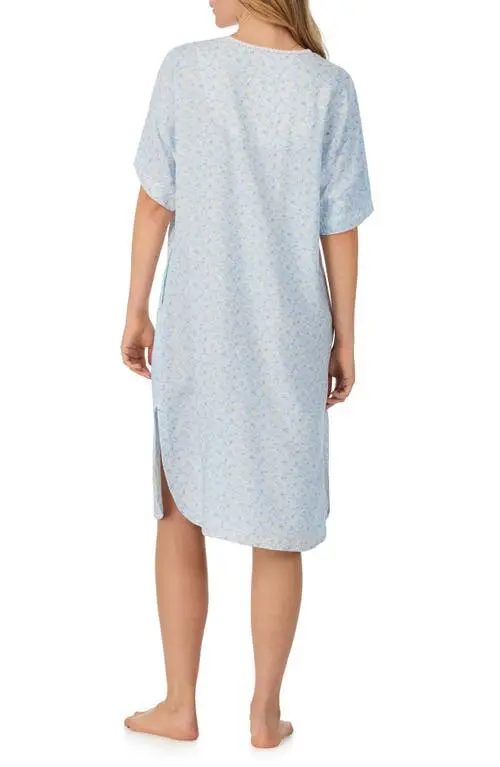 Eileen West Lace Trim Pajama Caftan