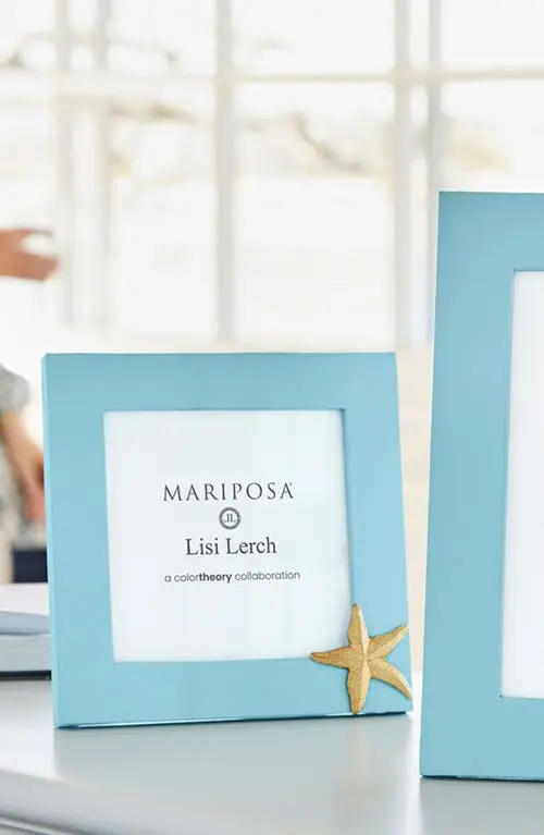 MARIPOSA Starfish 4 X 4-inch Picture Frame