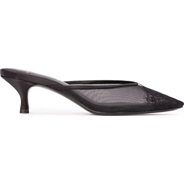 BLACK SUEDE STUDIO Cara 50 Mesh Mule