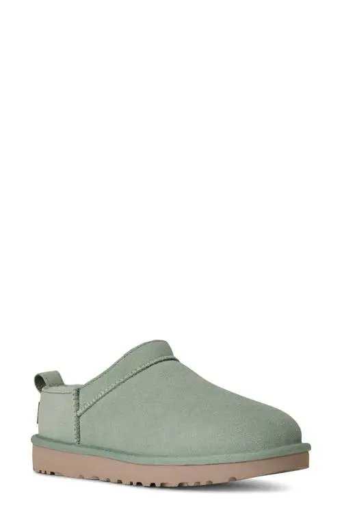 UGG Classic Micro Shearling Lined Slip-on - Artichoke
