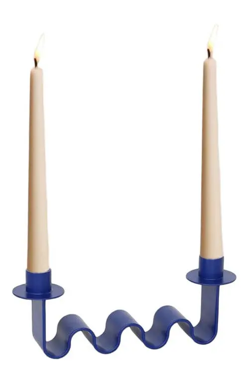 MESO GOODS Helen Candle Holder - Electric Blue