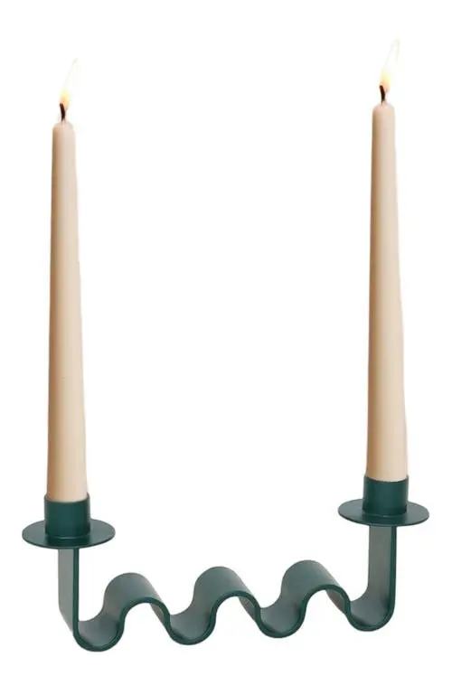 MESO GOODS Helen Candle Holder - Forest Green