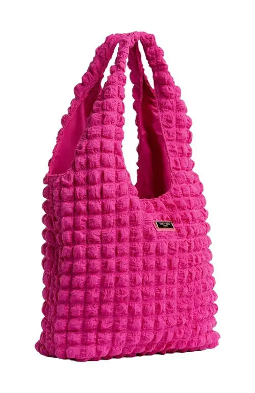 SAINT + SOFIA Soho Shoulder Tote Bag - Fuchsia Pink