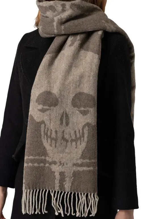 SAINT + SOFIA Sutton Skull Scarf