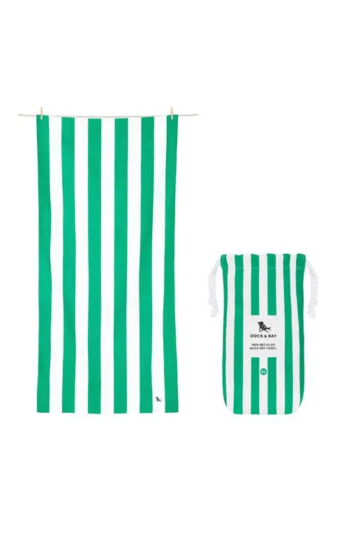 DOCK & BAY Quick Dry Beach Towel - Cancun Green