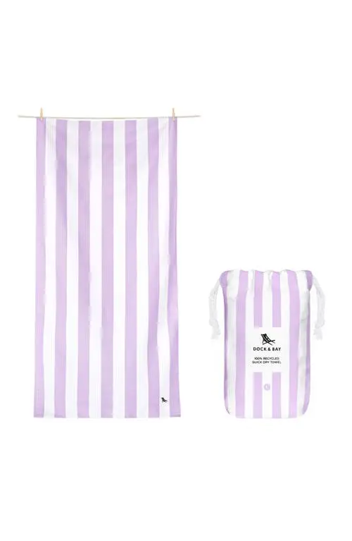 DOCK & BAY Quick Dry Beach Towel - Lombok Lilac