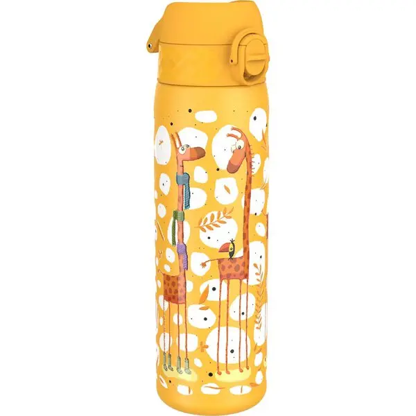 ION8 Single Walled Stainless Steel Water Bottle20oz - Giraffes