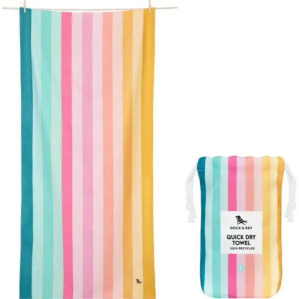 DOCK & BAY Quick Dry Beach Towel - Coastal Candy