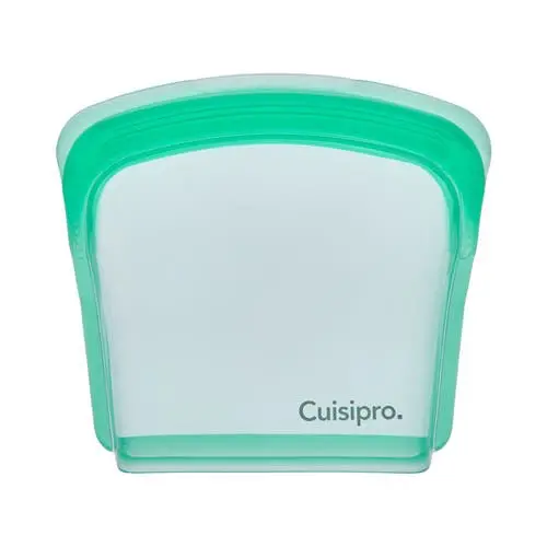 CUISIPRO Pack-it Silicone Reusable Storage Bag, Set Of 2 - Green