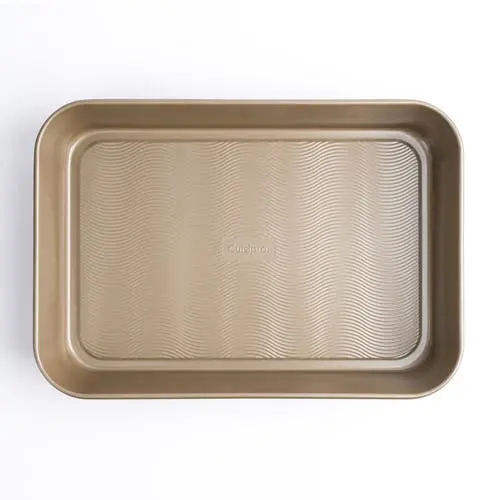 CUISIPRO 15.5 X 11-inch Rectangular Steel Nonstick Roasting Pan - Brown