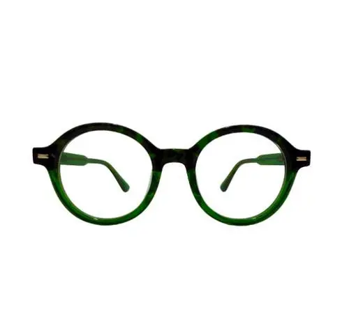 TRIBAL ËYËS Round 48mm Eyeglasses - Green