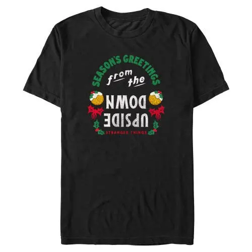 STRANGER THINGS Christmas Season's Greetings Graphic T-shirt
