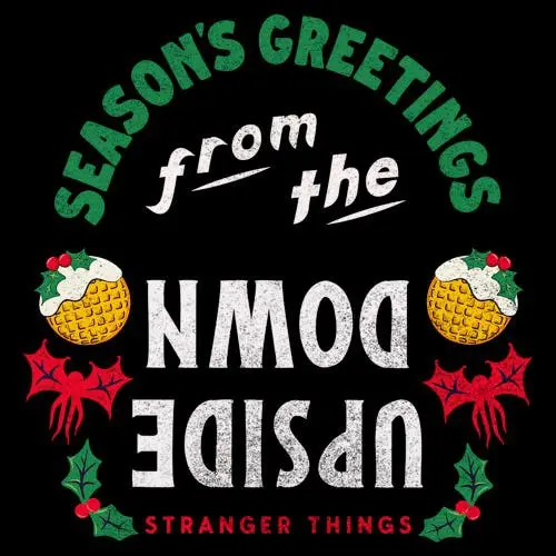 STRANGER THINGS Christmas Season's Greetings Graphic T-shirt
