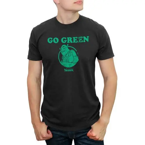 SHREK St. Patrick's Day Go Green Short Sleeve Graphic T-shirt