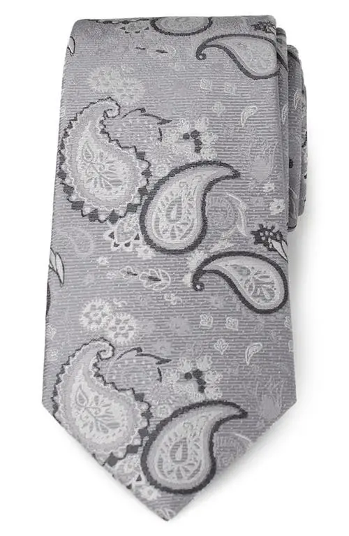 CUFFLINKS, INC. Paisley Silk Jacquard Tie - Gray
